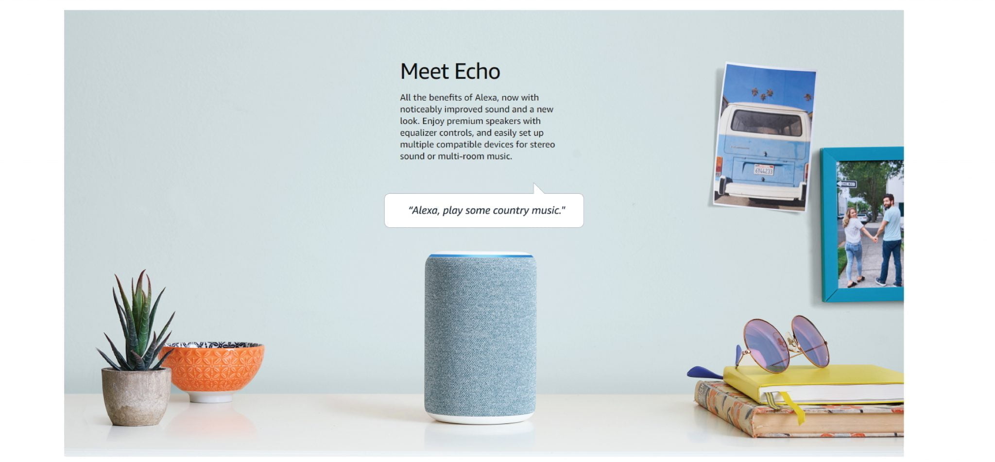 Amazon Echo Smart Alexa Speaker (3rd Gen) – Powered by Dolby (Gray ...