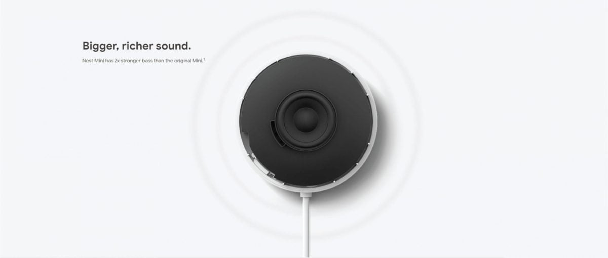 Google Nest Mini 2nd Generation, Chalk | Google Dubai