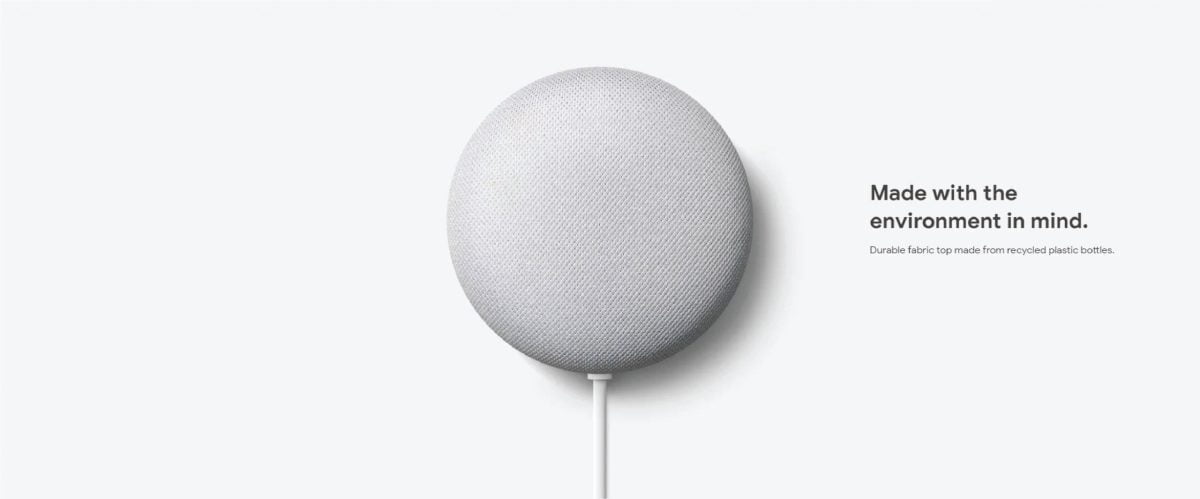 Google Nest Mini 2nd Generation, Chalk | Google Dubai