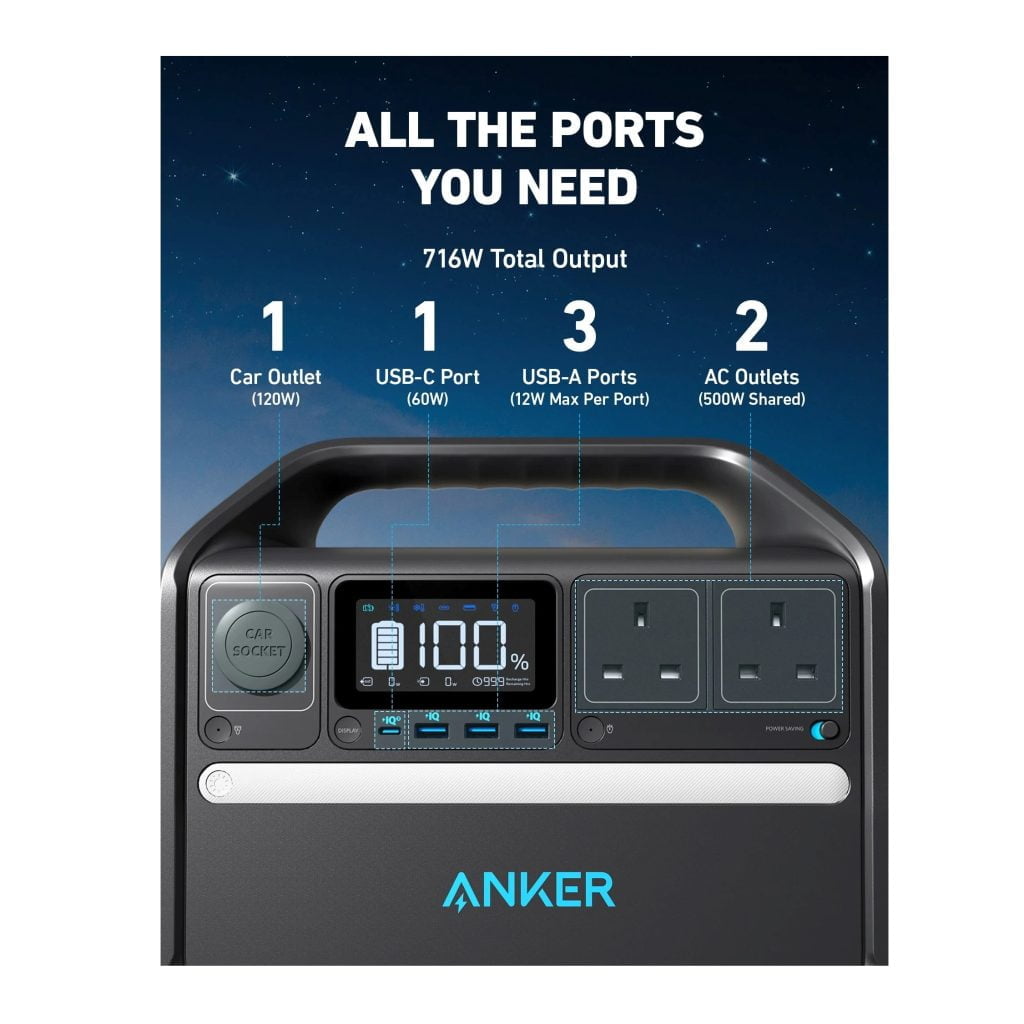 Anker 535 PowerHouse - 512Wh | 500W - A1751 | Anker Dubai