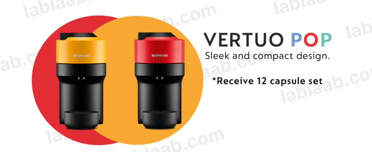 Nespresso Vertuo POP Aqua Coffee Machine - Krups | Nespresso Dubai